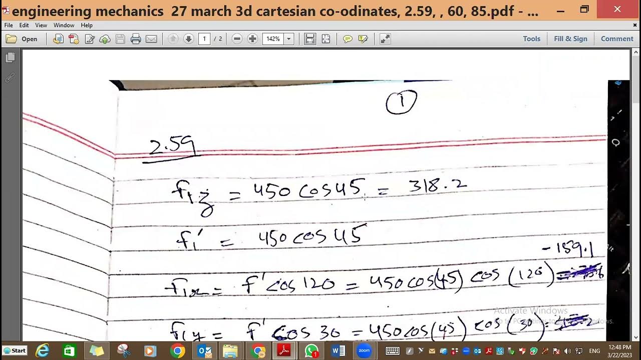 video lecture 28 march engineering mechanics - YouTube