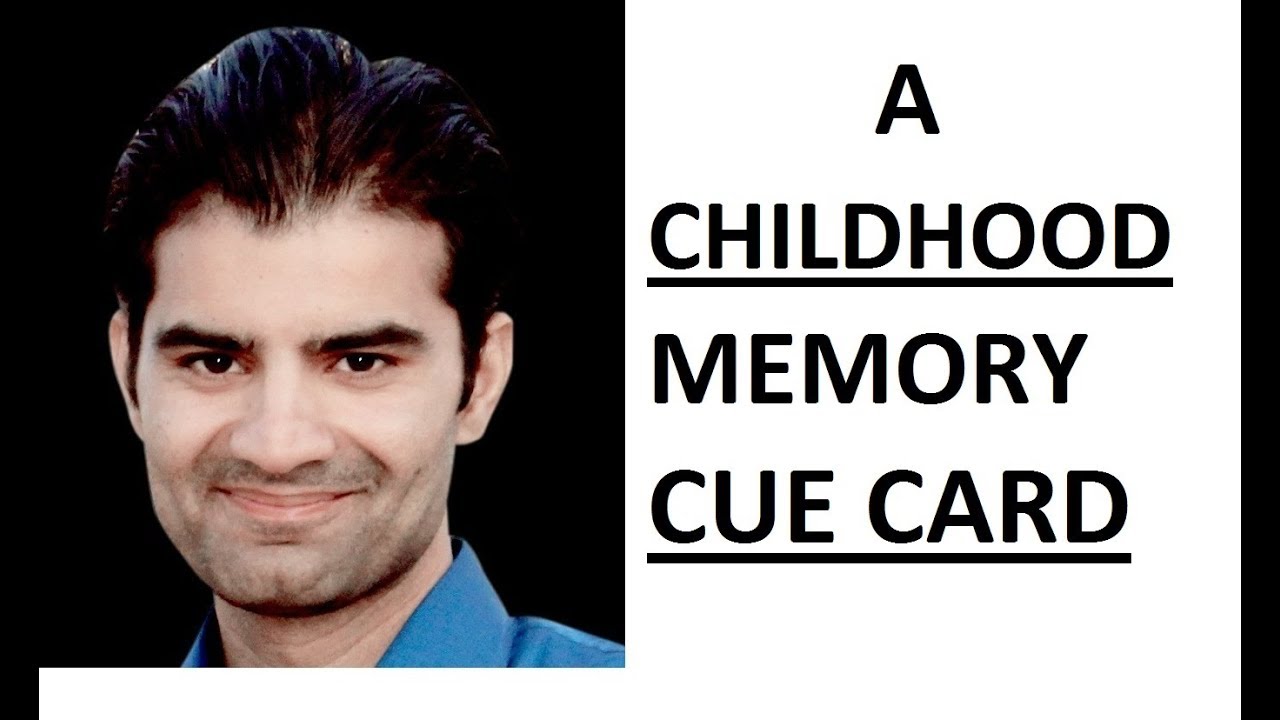 A childhood memory Cue Card - YouTube