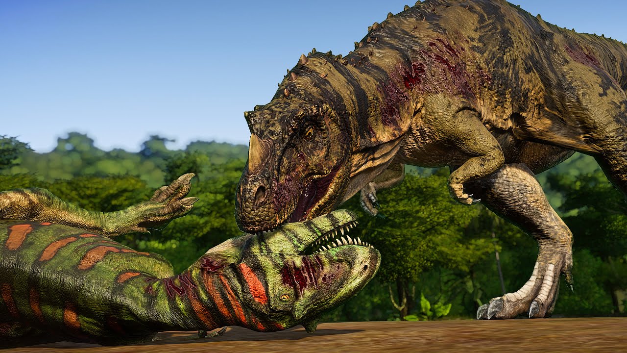 🌍 Return to Jurassic Park - Carnotaurus Vs Ceratosaurus Vs ...