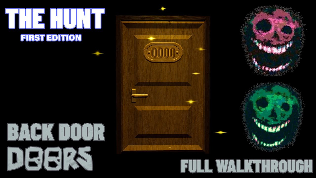 DOORS X THE HUNT BACK DOOR FULL WALKTHROUGH ROBLOX - YouTube