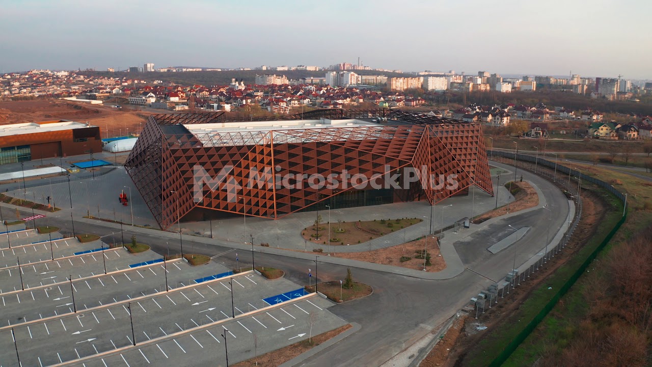 Chisinau Arena aerial exterior view - YouTube
