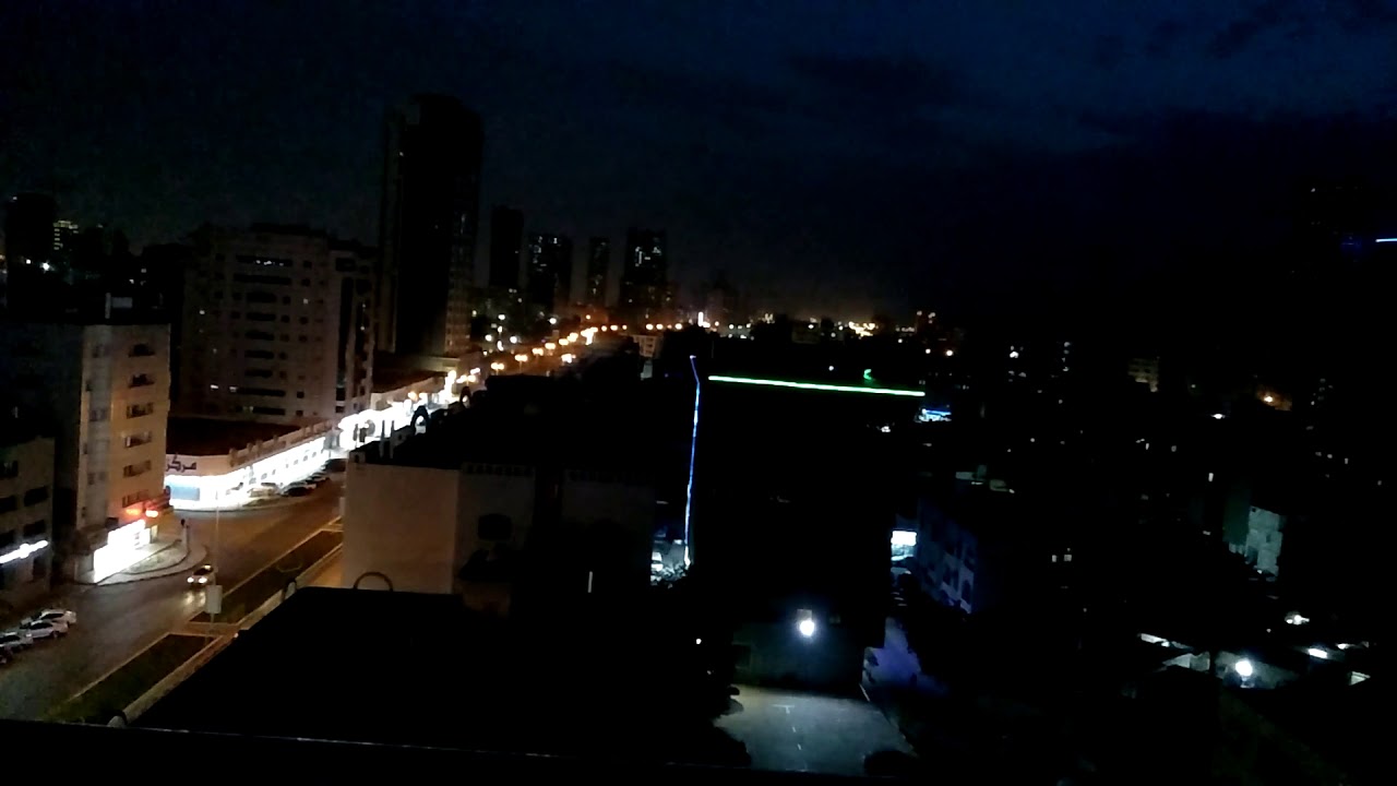 Night View of Ajman - YouTube