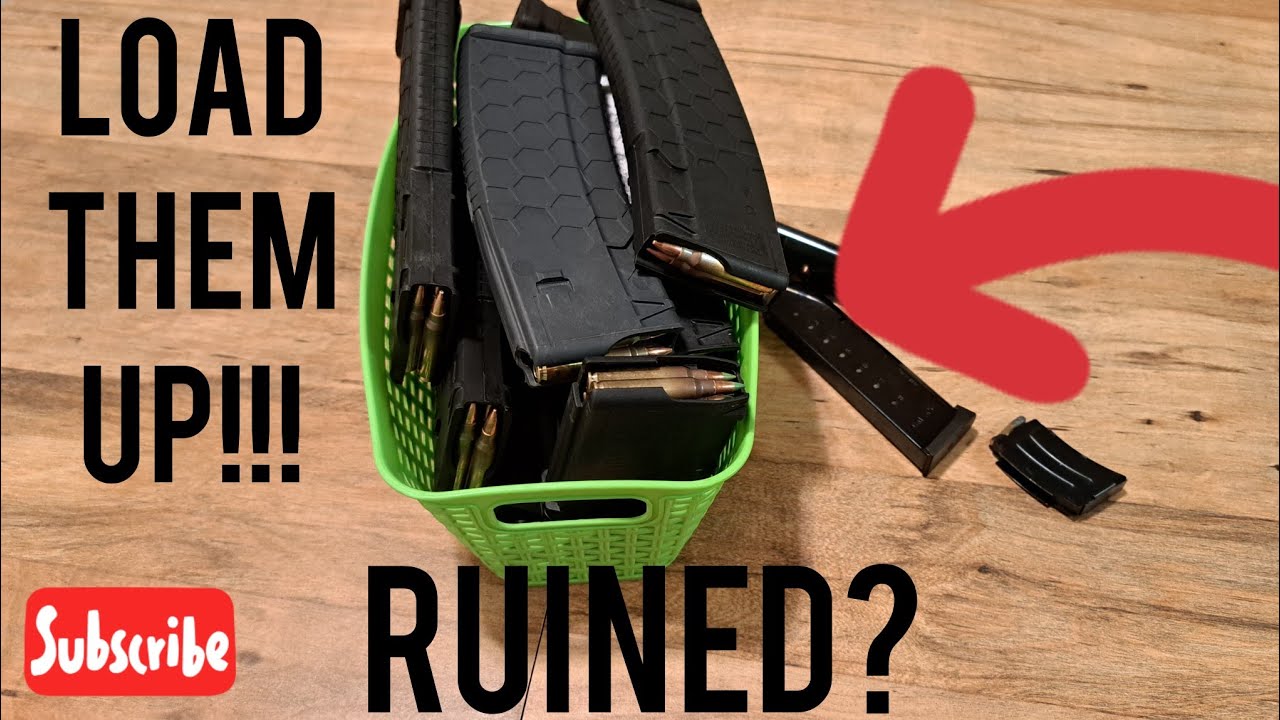Can you store magazines loaded? Will it ruin them? - YouTube