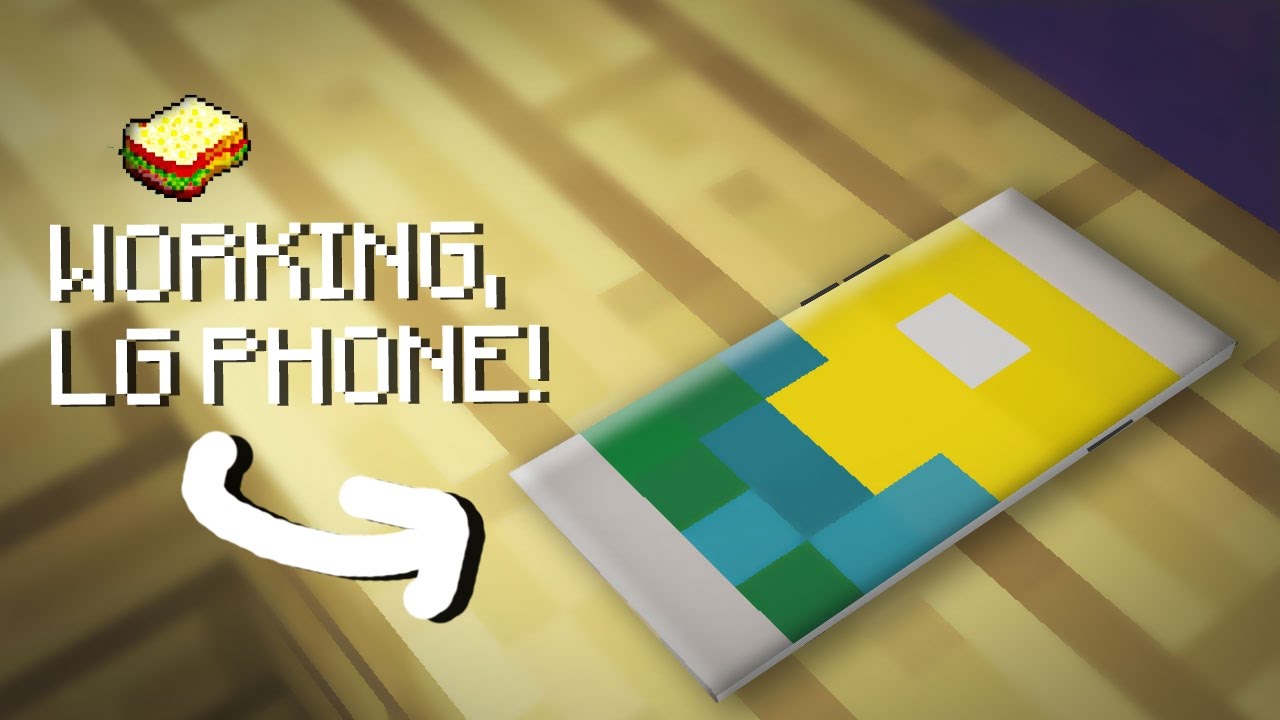 Minecraft | How to make a Working LG G6 | Infinity Display - YouTube