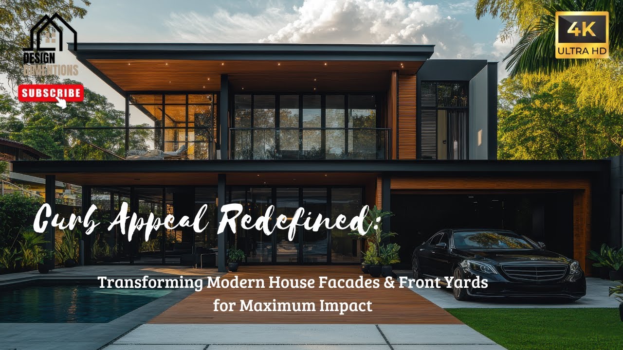 Curb Appeal Redefined: Transforming Modern House Facades and Front ...