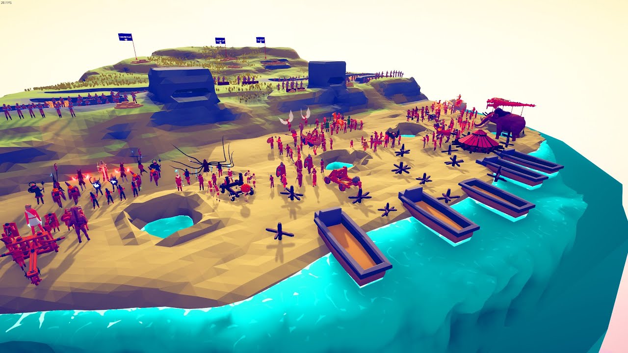 80x WW2 ARMY vs ALL FACTION - Totally Accurate Battle Simulator TABS ...