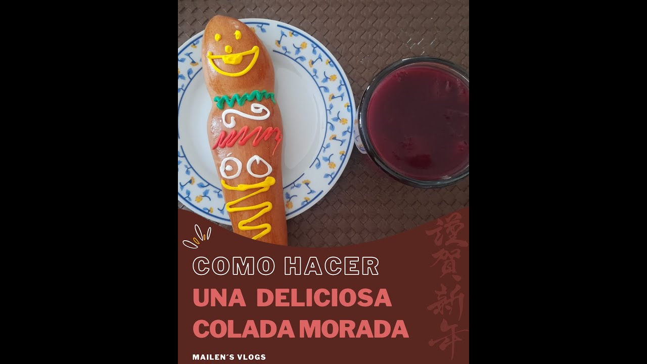 Como hacer una rica Colada Morada - YouTube