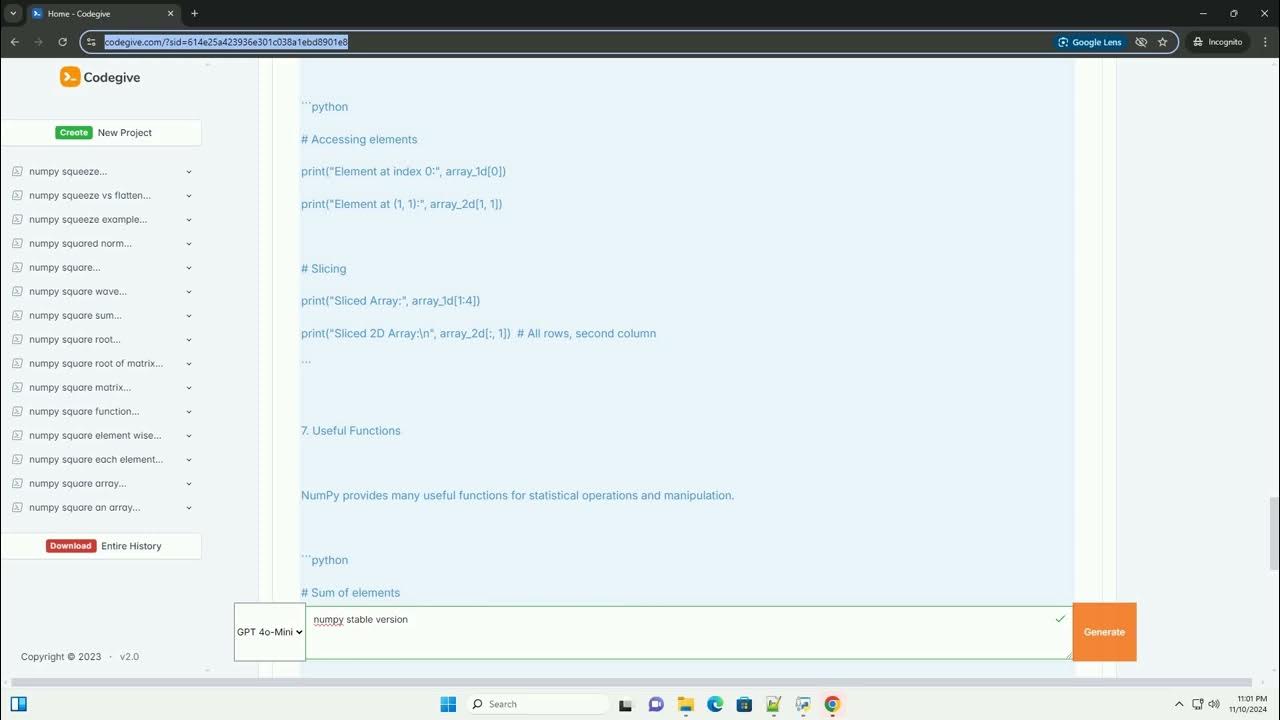numpy stable version - YouTube