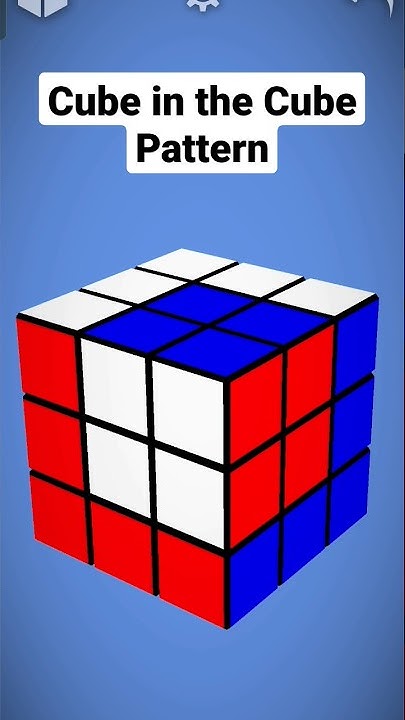 Make Cube in the Cube Pattern in Mobile App #shorts - YouTube