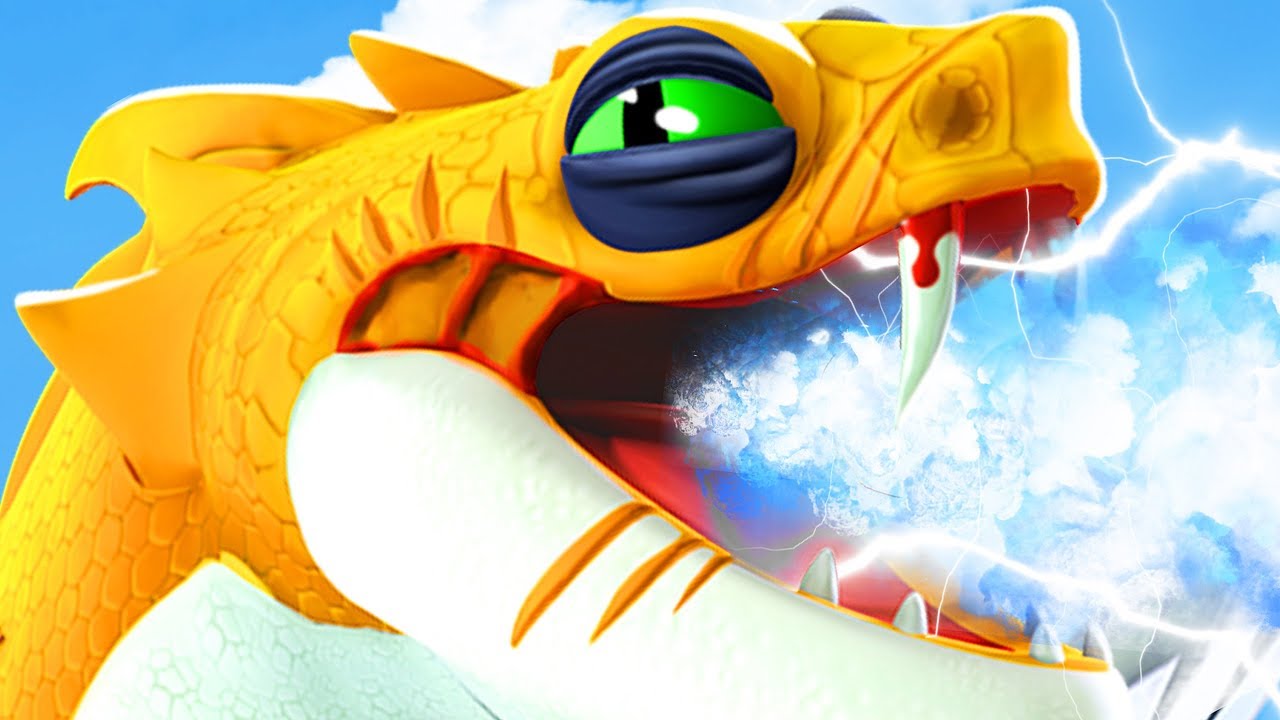 SUPER DRAGON BREATHES BLUE FIRE - Hungry Dragon Gameplay Part 3 ...