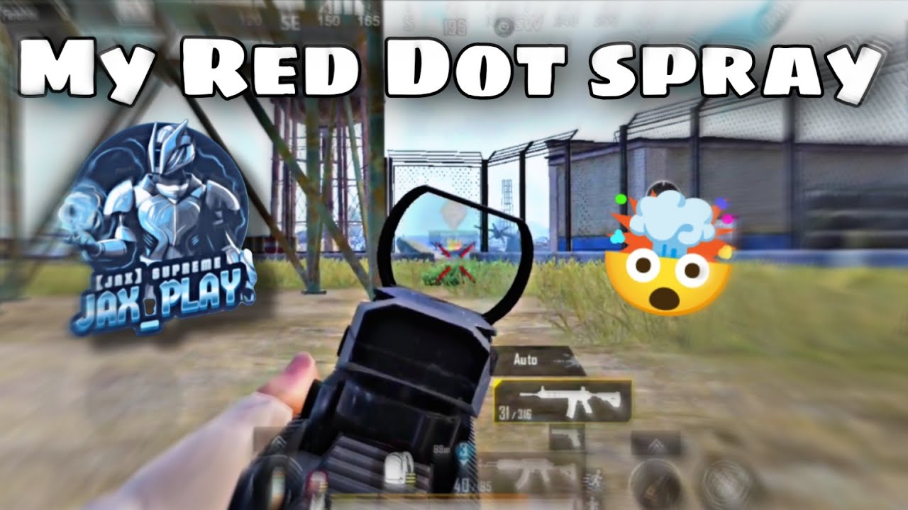 My Red Dot spray😱 #spray #spraygod #redot#bgmi #pubgmobile # ...