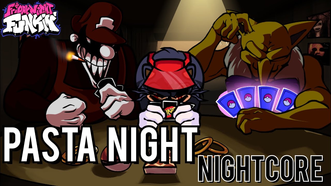 Pasta Night (Nightcore) | Friday Night Funkin' Vs Hypno | Hypno Lullaby ...