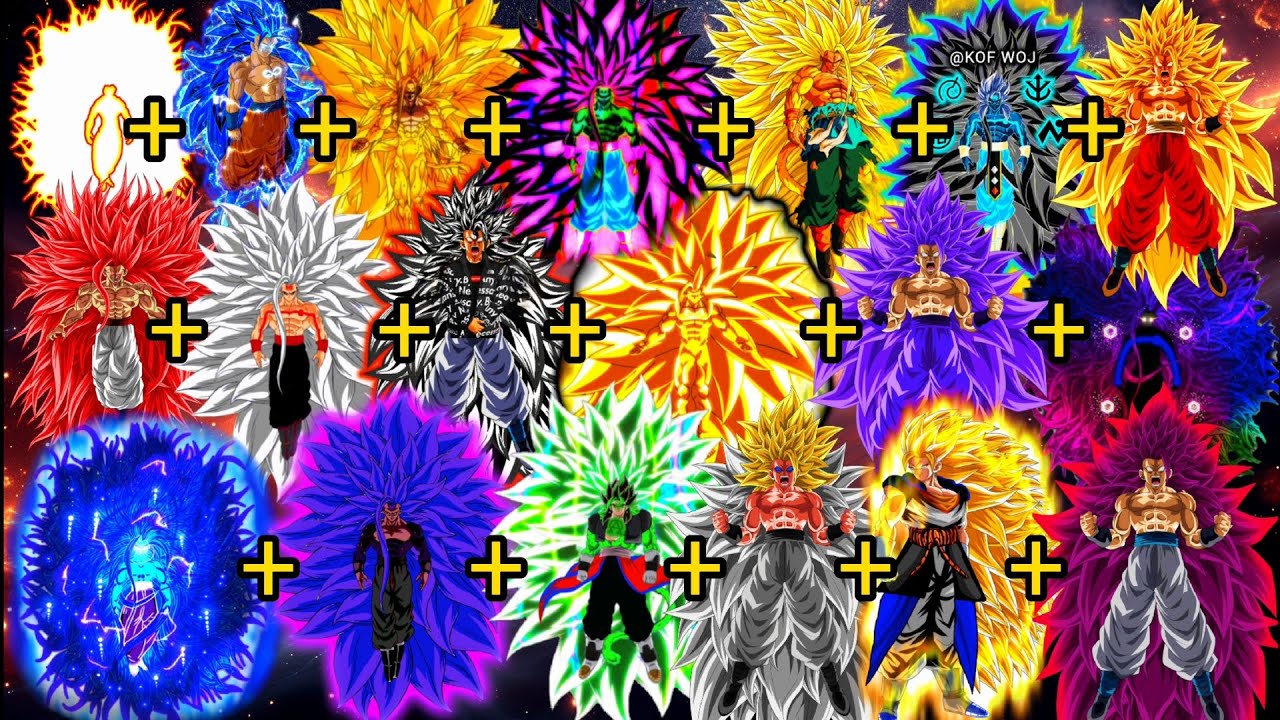 Who is Strongest? | Fusion of Every Super Saiyan Infinity Part 2 🔥 ...