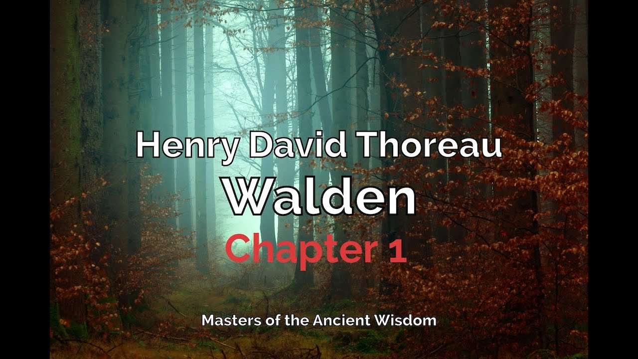 Walden (Audiobook) | Chapter 1 - YouTube