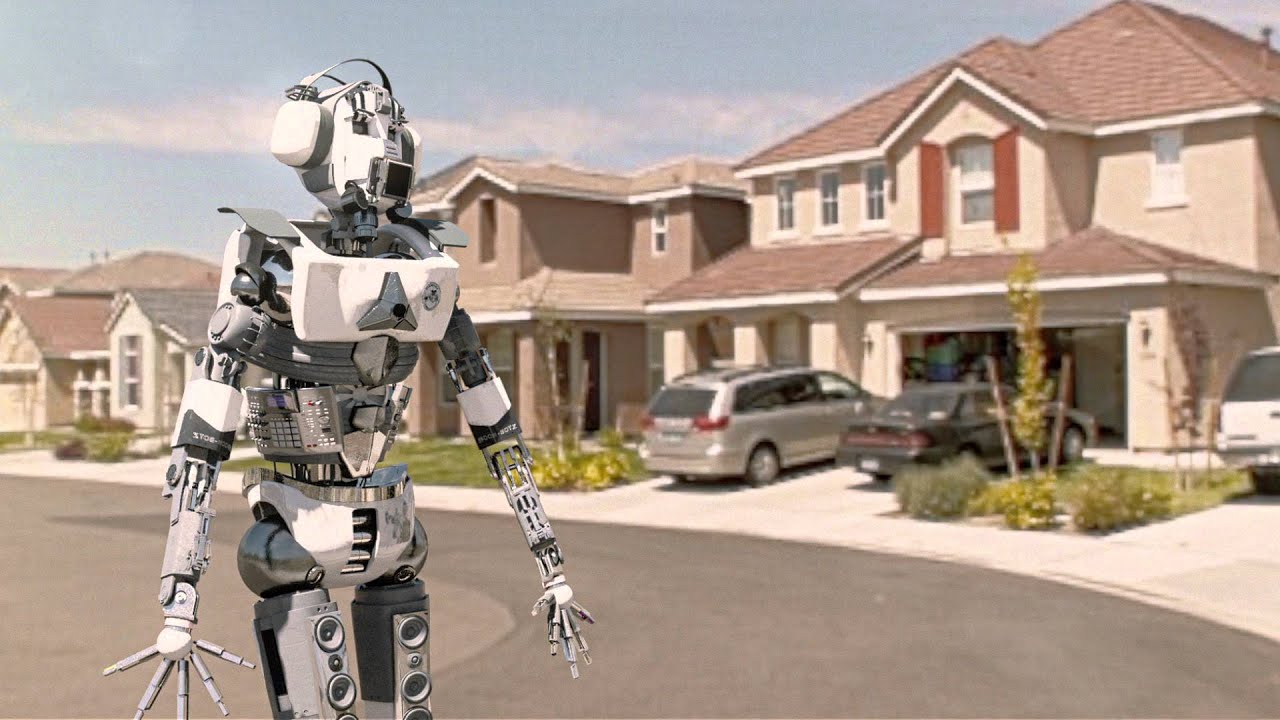 CGI Robot Motion Capture Animation Test - YouTube