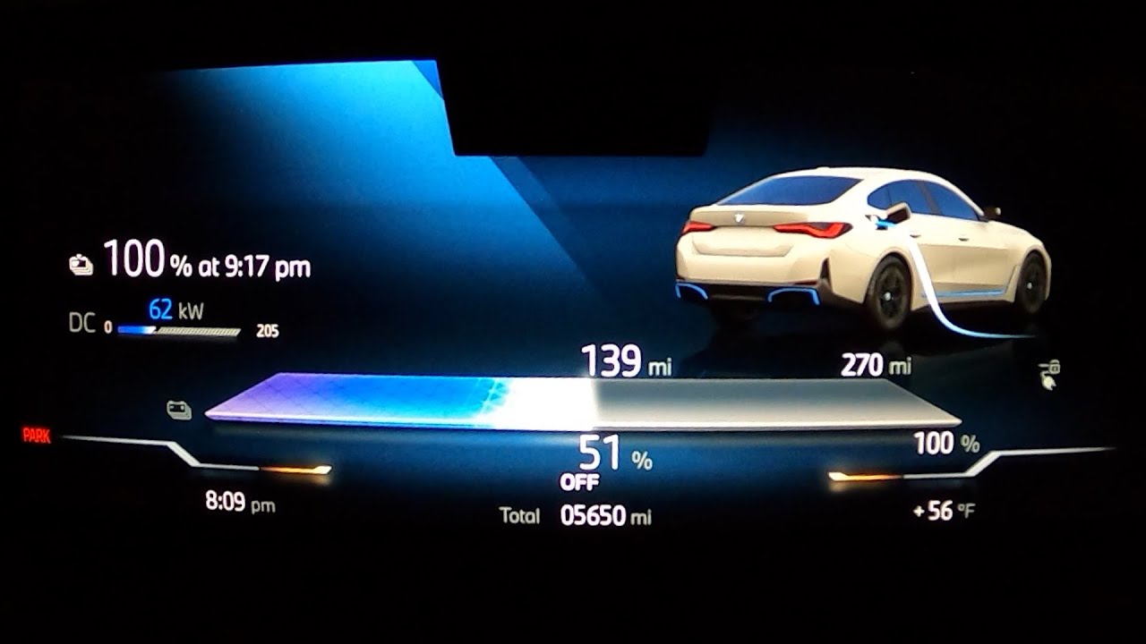 BMW i4 G26 - HV Battery Charging - Charging Vehicle - DC Fast Charge ...