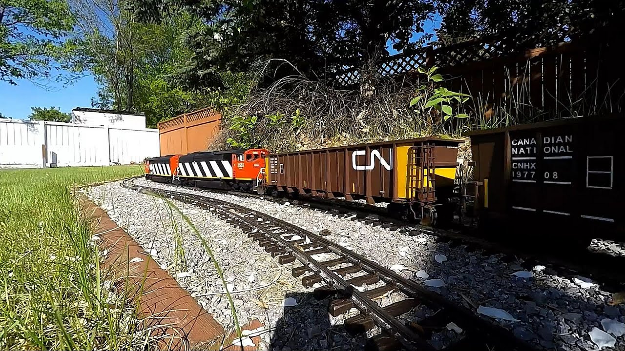 G Scale Coal Train Testing - YouTube