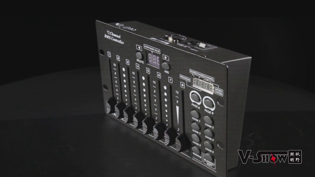 Mini DMX 512 Console 72CH - YouTube