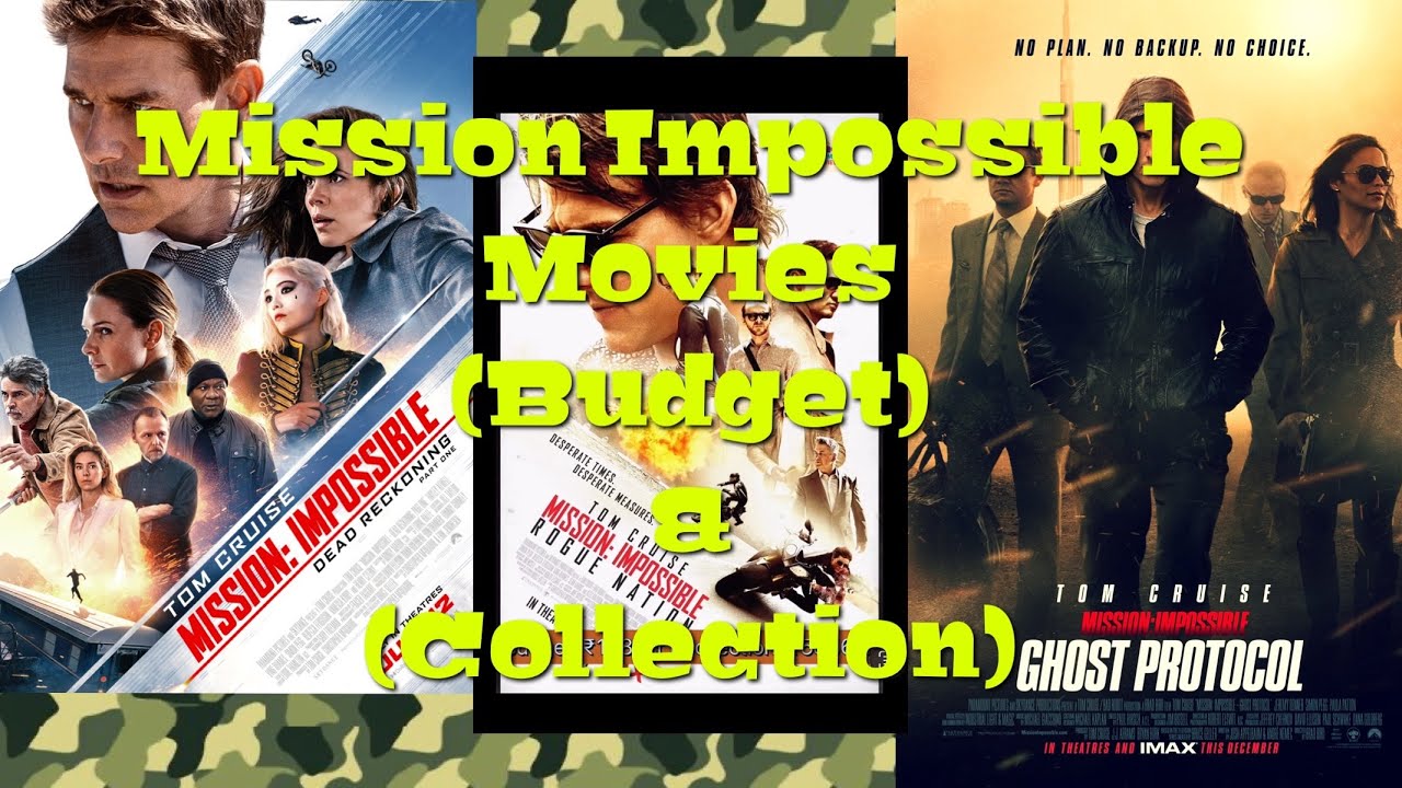 Mission Impossible Movies Budget & Collection #movie #missionimpossible ...