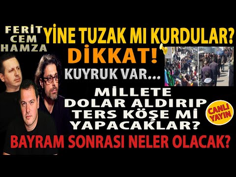 YİNE TUZAK MI KURDULAR? MİLLETE DOLAR ALDIRIP TERS KÖŞE Mİ YAPACAKLAR? BAYRAM SONRASI NELER OLACAK?