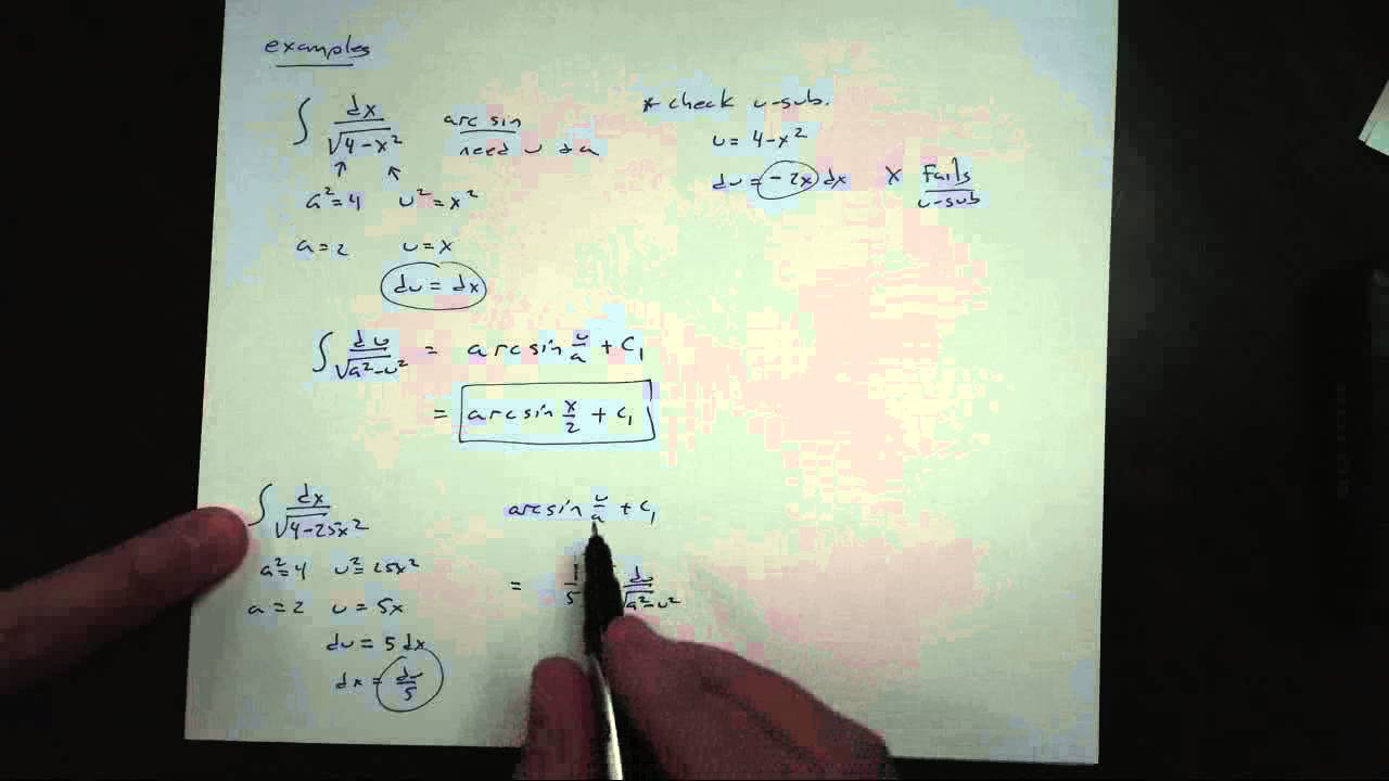 Arc Trigs and Integration Part 1 - YouTube