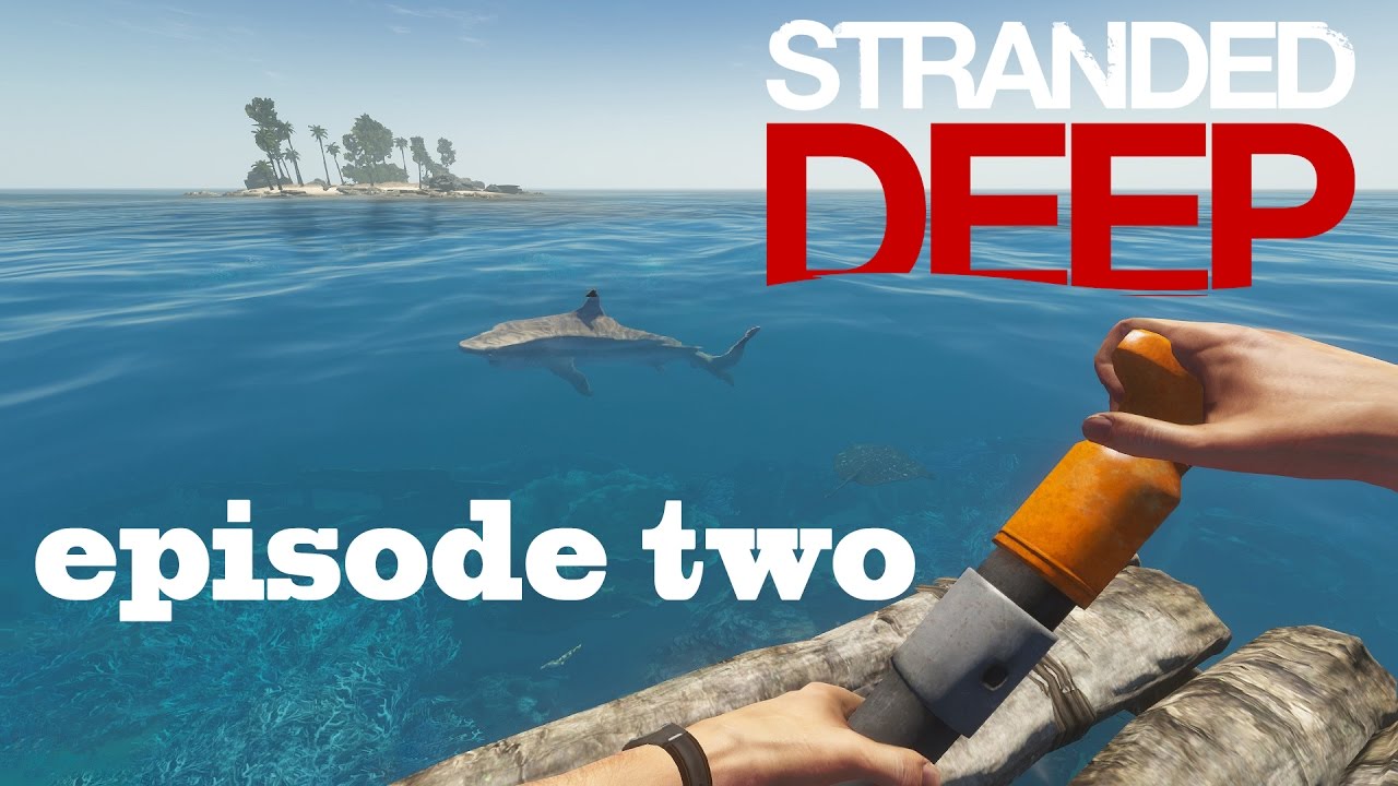 Seriously hate sharks, lets fight one Stranded Deep - YouTube