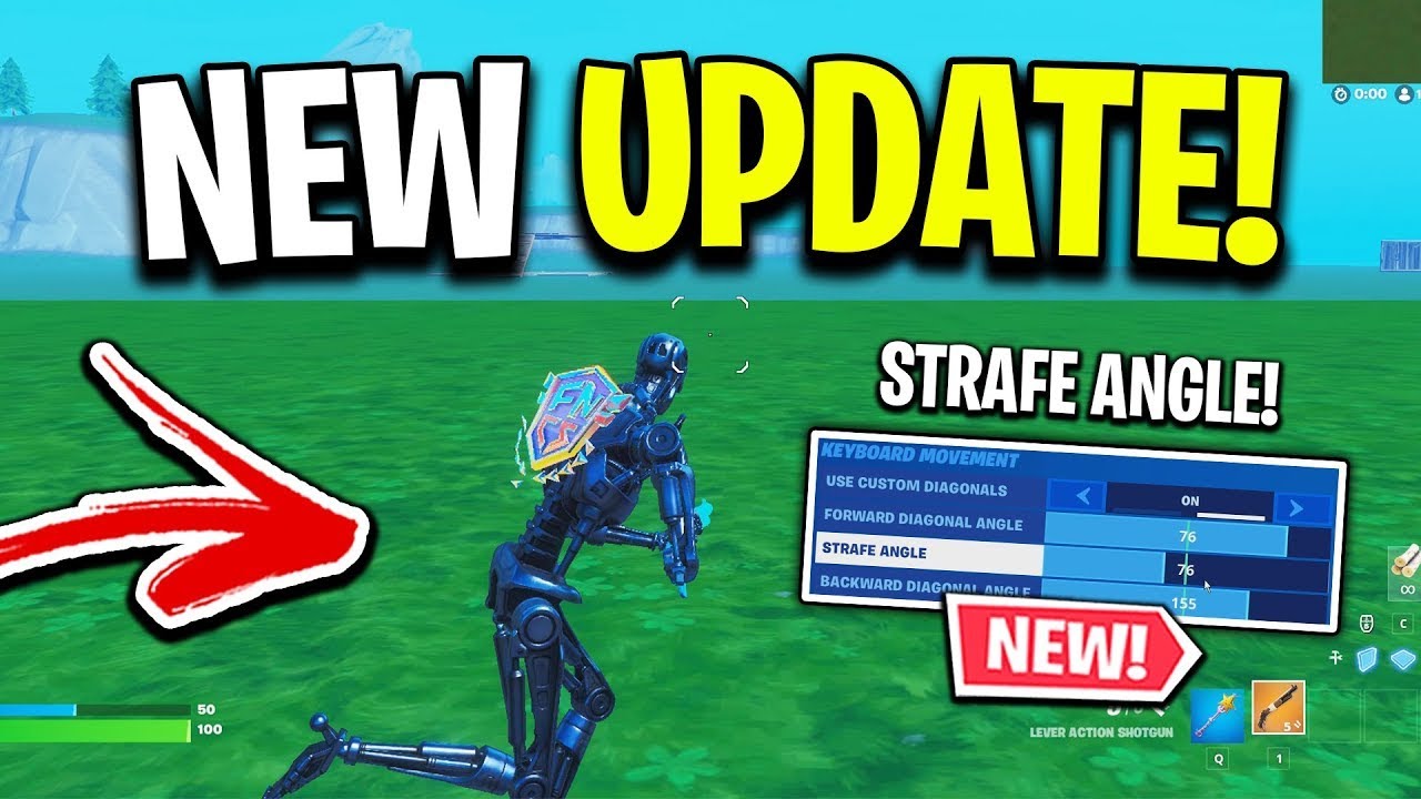 Fortnite Double Movement Got UPDATED! (NEW Strafe Angle) - YouTube