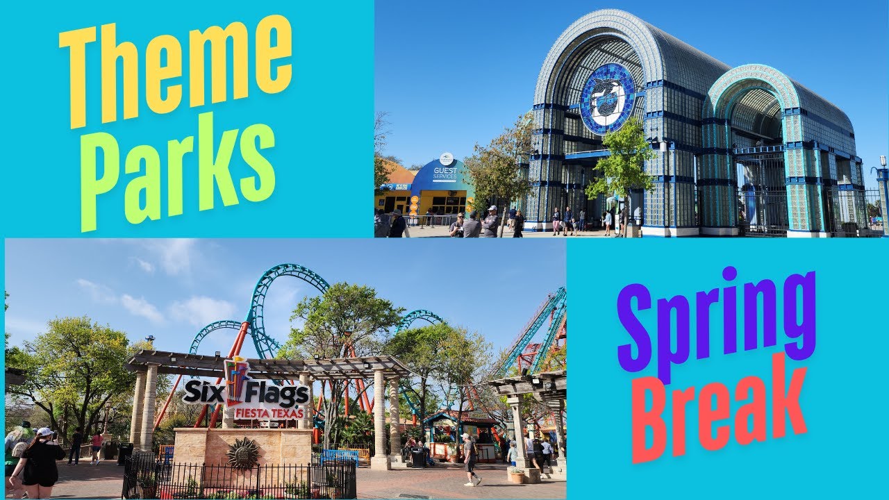 SPRING BREAK AT THE THEME PARKS - YouTube