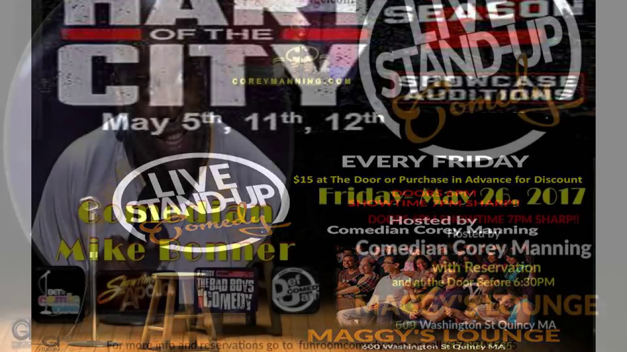 Live Comedy at Maggy's Lounge May and June 2017 - YouTube