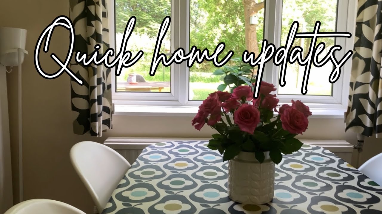 Quick home updates during a busy week! - YouTube