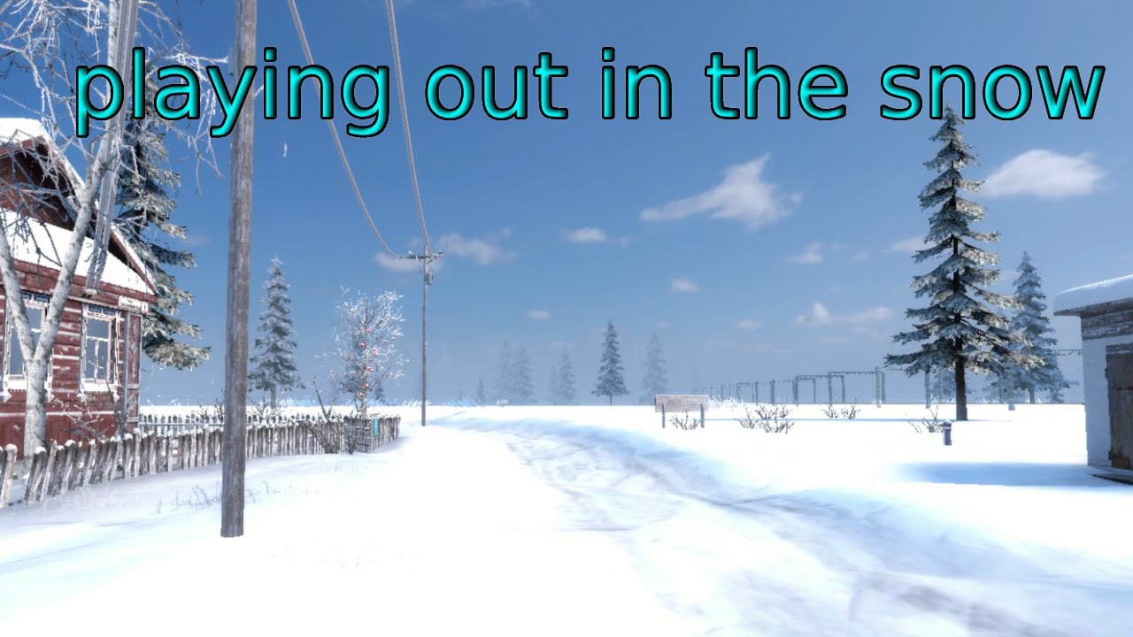 [FNF] PLAYING OUT IN THE SNOW - YouTube