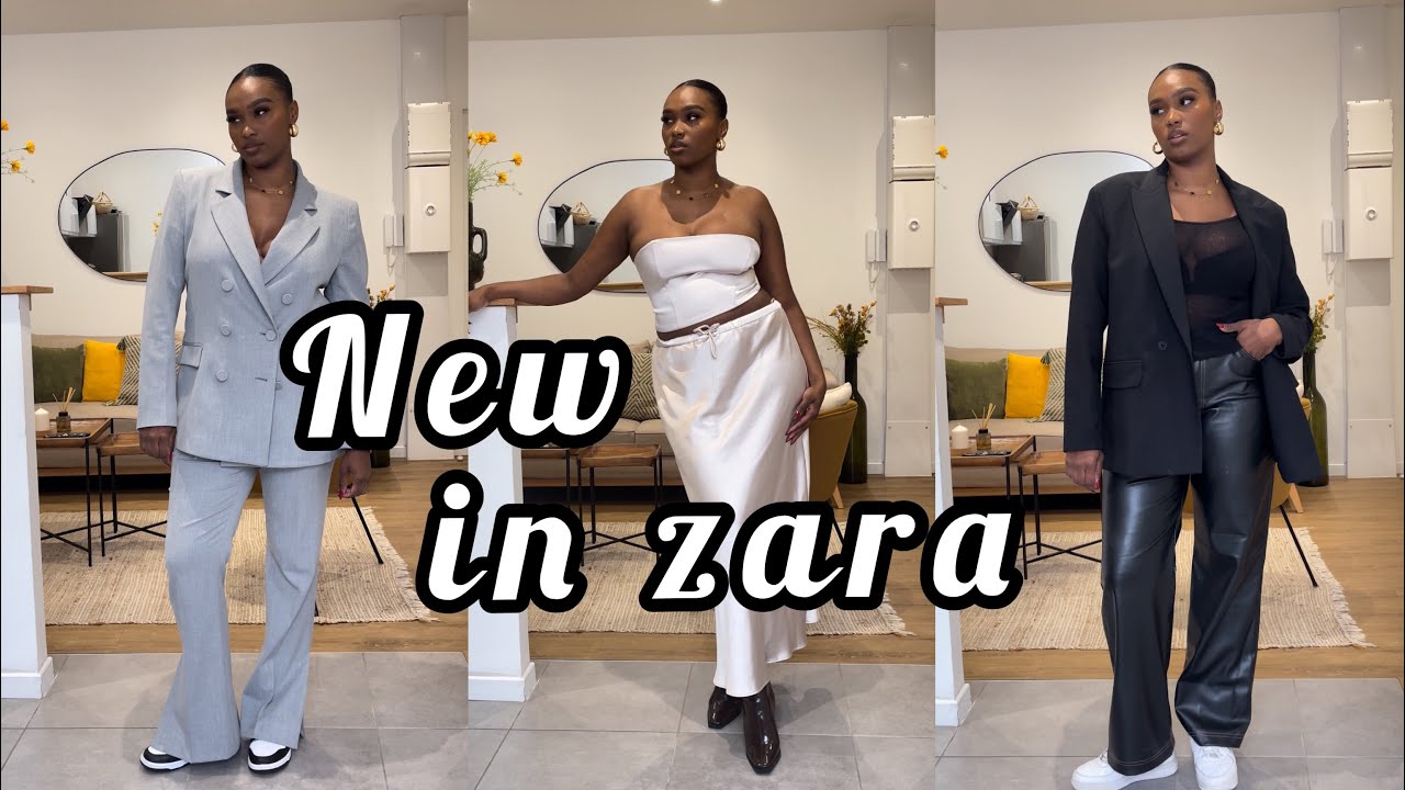 NEW IN ZARA | HAUL , COOL GIRL OUTFIT ♡ - YouTube