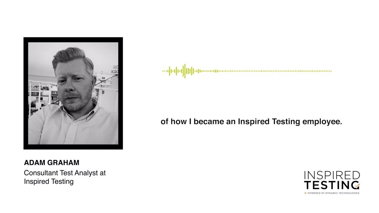 Adam Graham, a true testimony showing perseverance in software testing ...