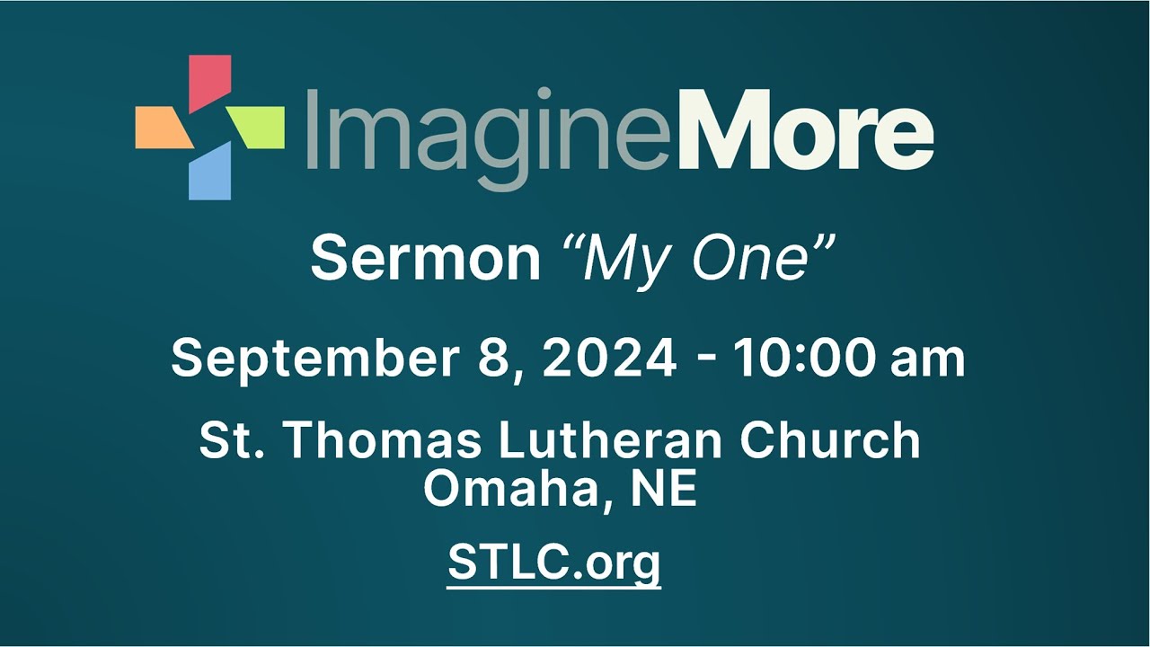 Imagine More Sermon "My One" | Pastor David Nordstrand - YouTube