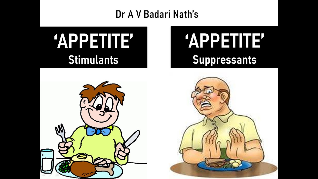 Appetite Stimulants & Appetite Suppresants - YouTube