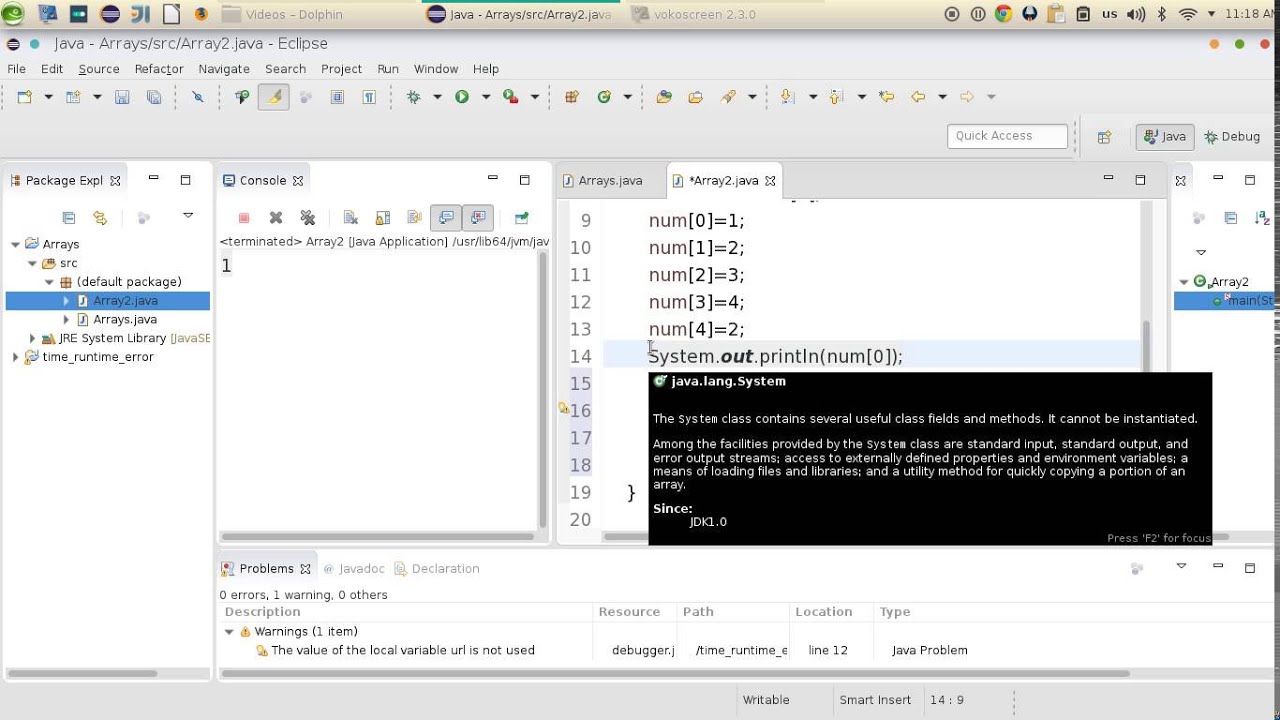 74 Java 2D Arrays جافا - YouTube