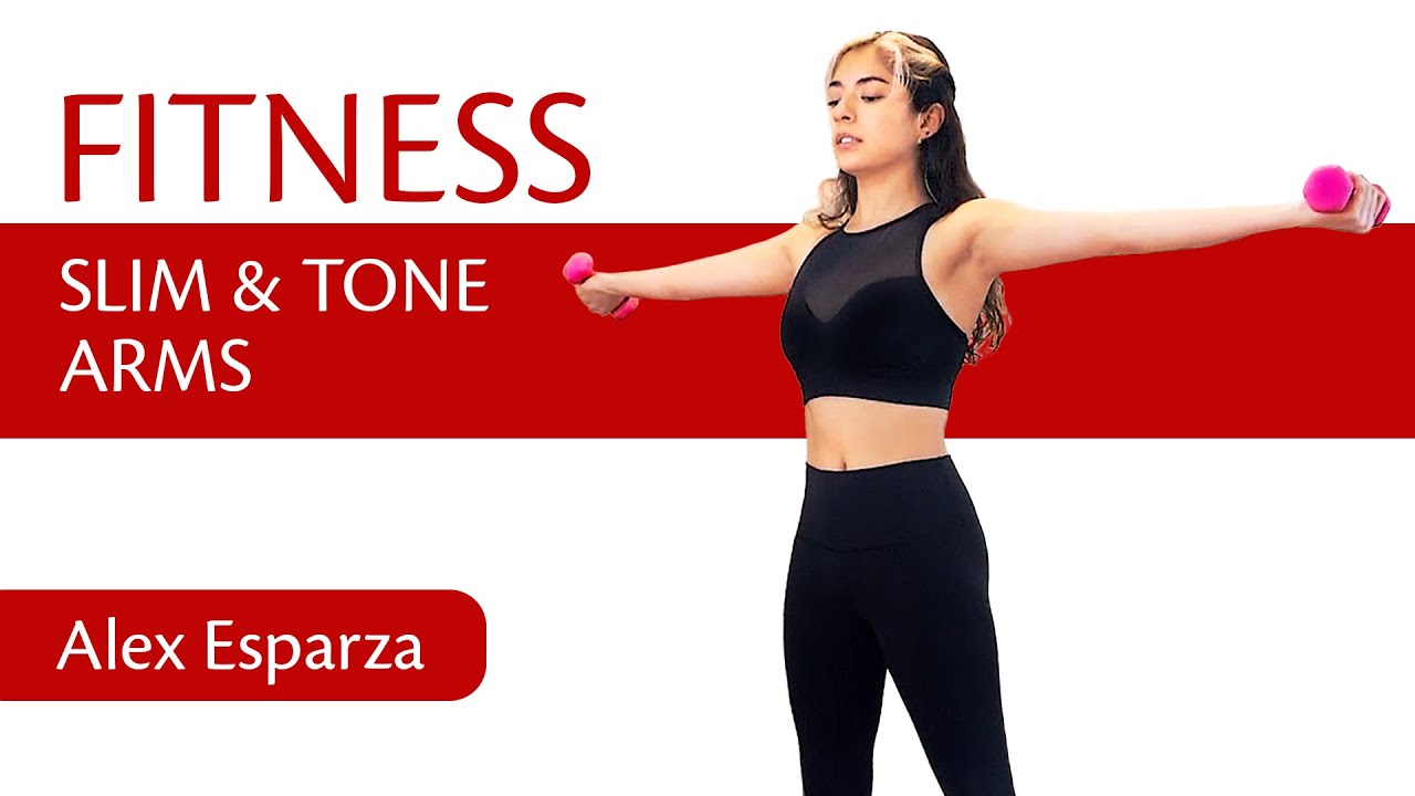 12 Minute Slim Arms Workout | Beginners Toned Arm Fitness, Ballet Body ...