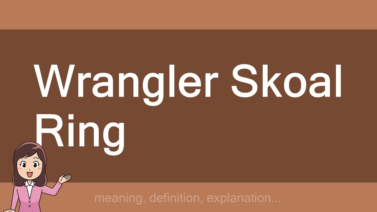 Wrangler Skoal Ring - YouTube