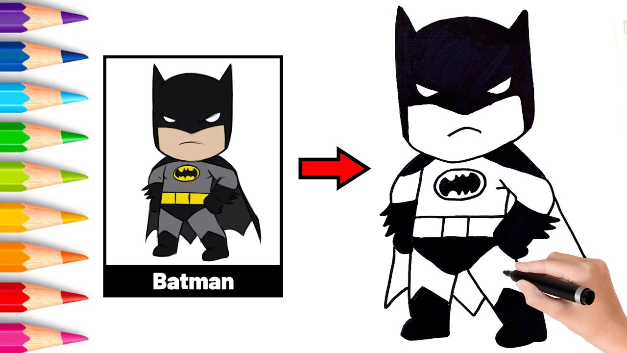 How to Draw Batman (Bruce Wayne) fromThe Batman (2022) | Drawing Batman ...