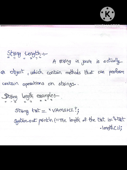 Java Strings Length Programimportant Questionpytholinuxaijavaprogramming Youtube