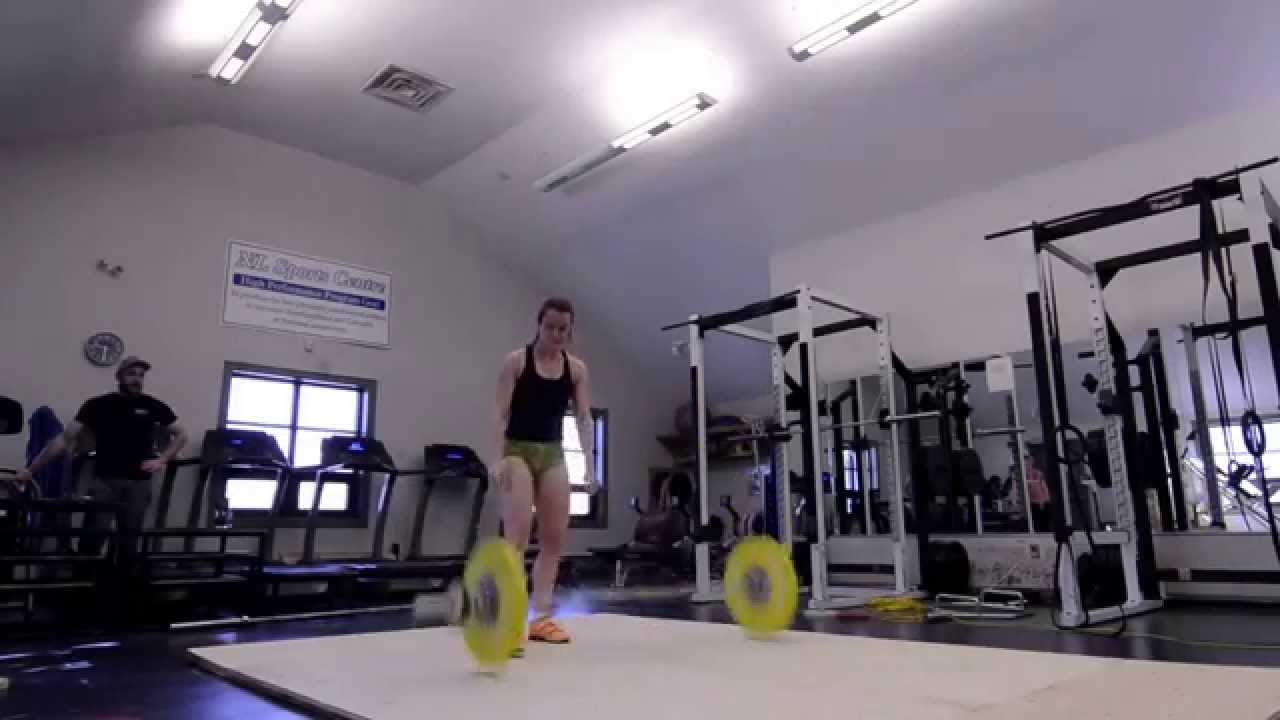 Ashley Wardell, 53kg snatch, NL Provincial Weightlifting Championships ...