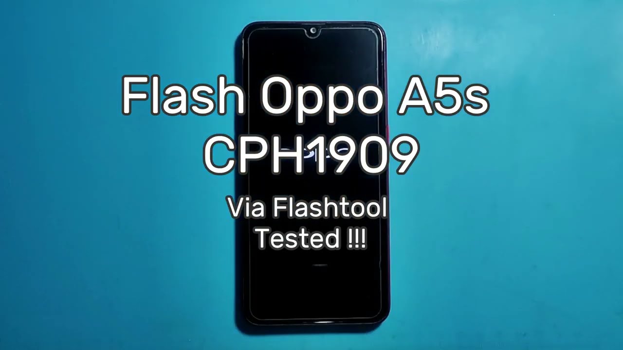 Cara Flash Oppo a5s Cph1909 via flashtool work - YouTube
