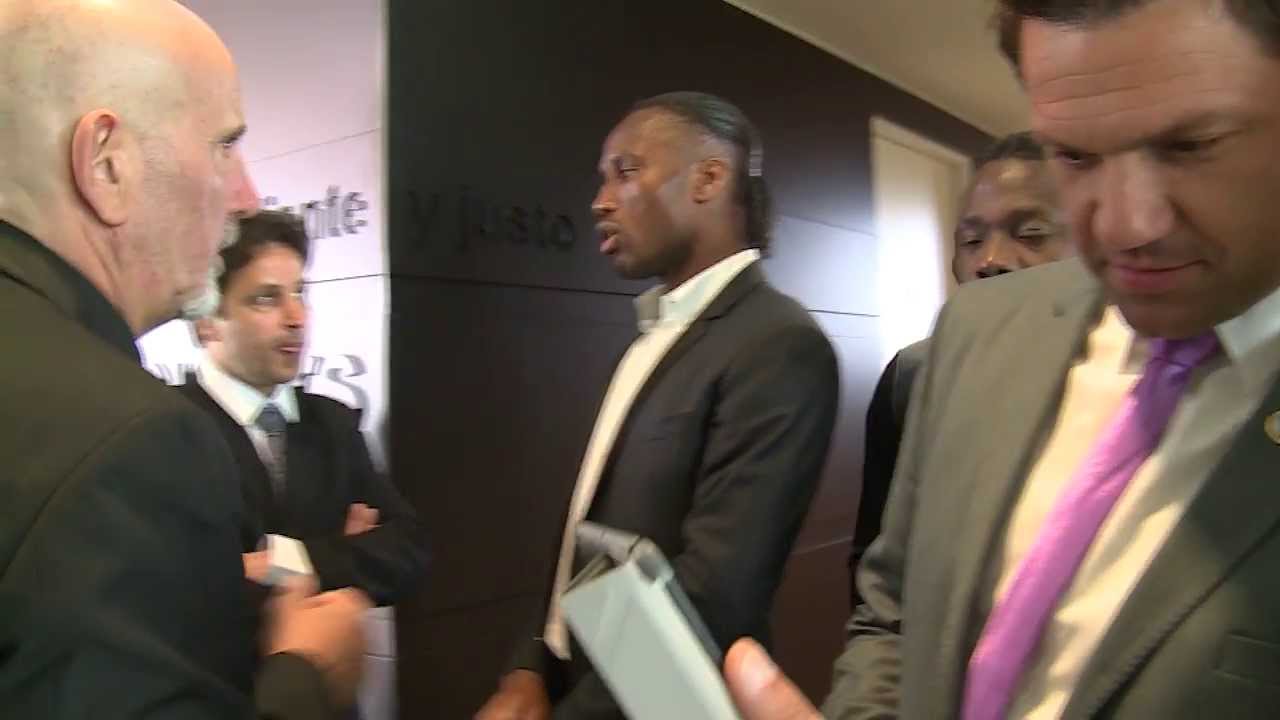 Didier Drogba opens the new FIFPro House - YouTube