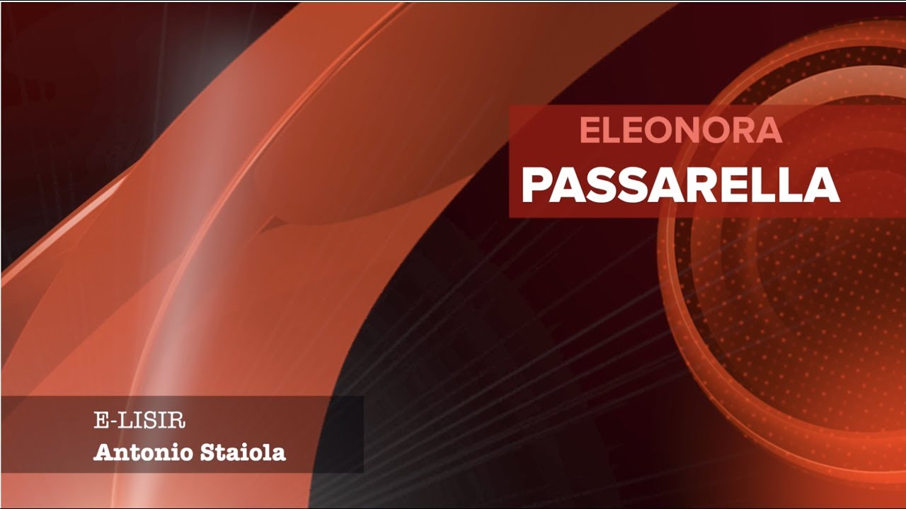 ELEONORA PASSARELLA INTERVISTA E-LISIR ANTONIO STAIOLA - E lisir ...