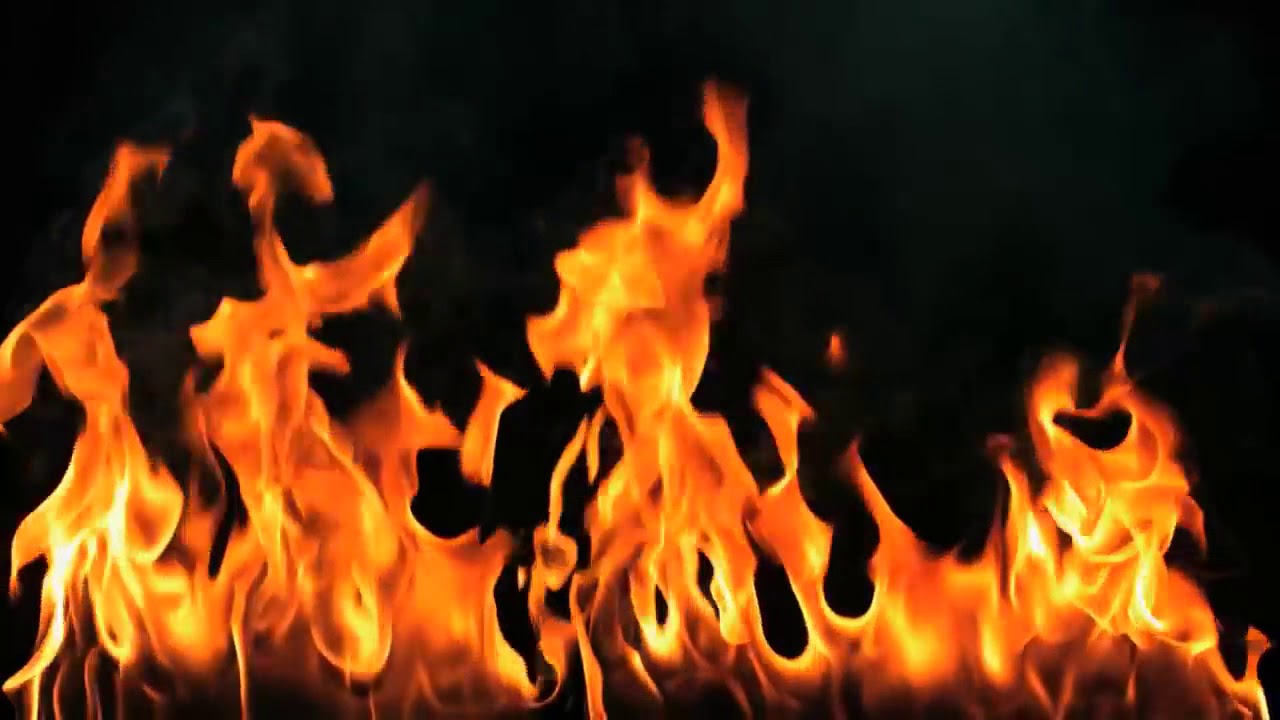 Fire background without sound - YouTube