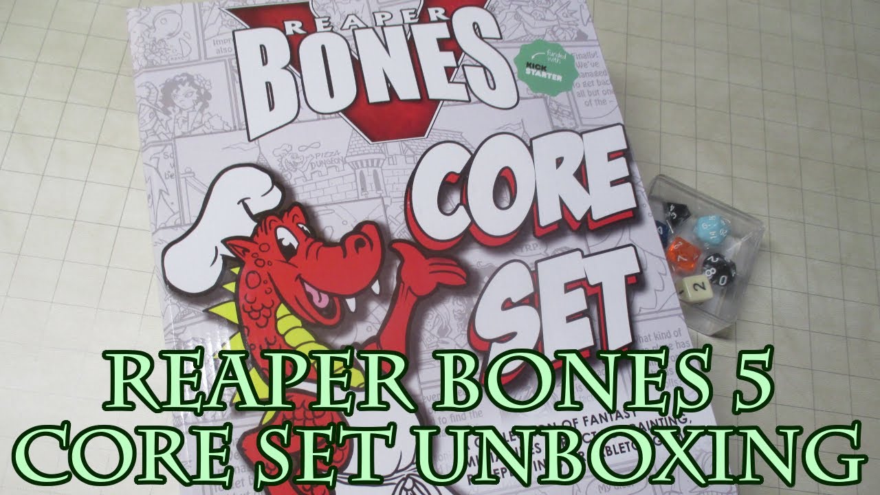 Reaper Bones 5 Core Set Unboxing - YouTube