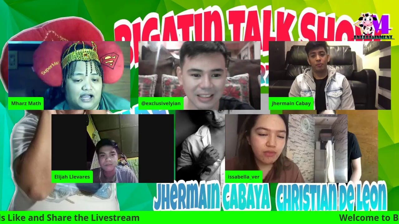 BIGatin Talkshow with Mharz Math with Maskara Actor Jhermain Cabay ...