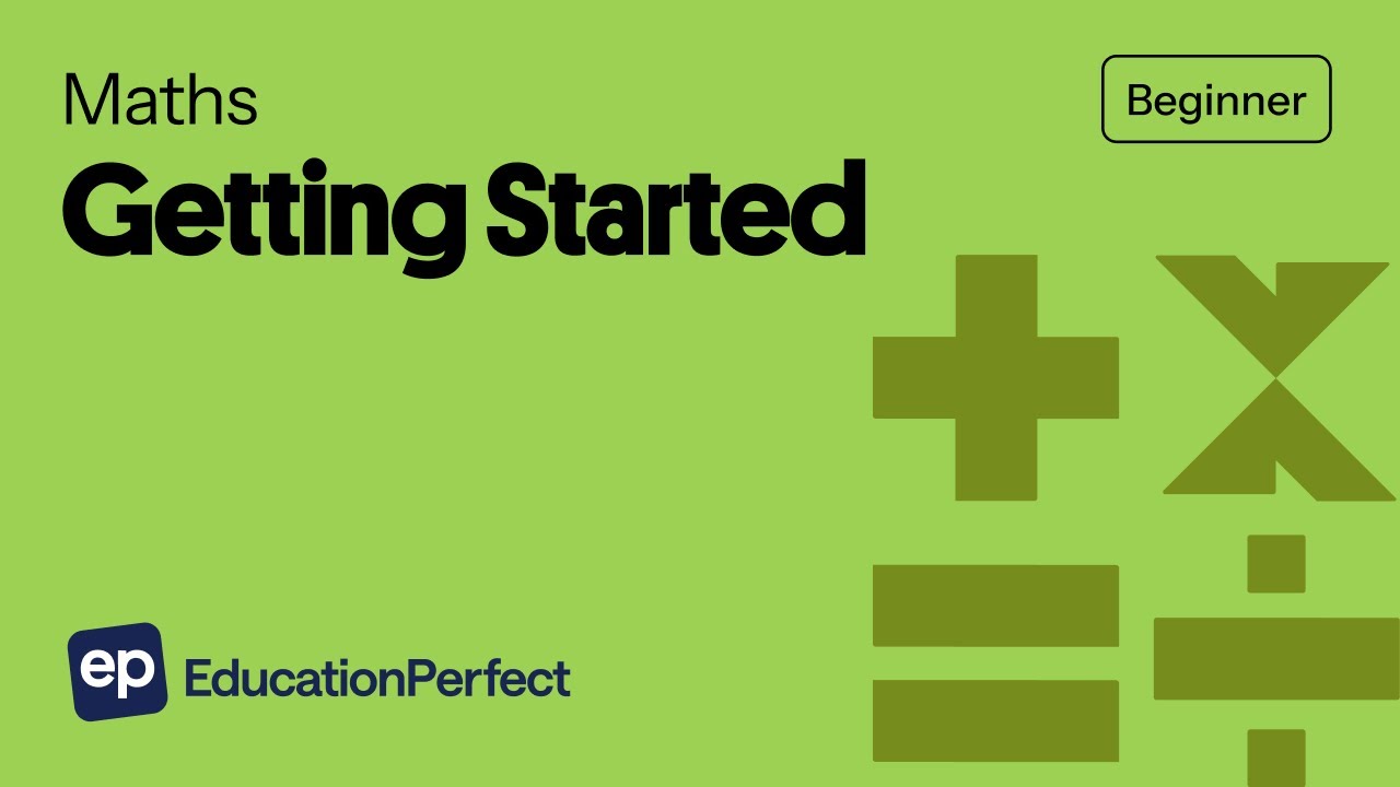 Education Perfect Maths: Getting Started - YouTube