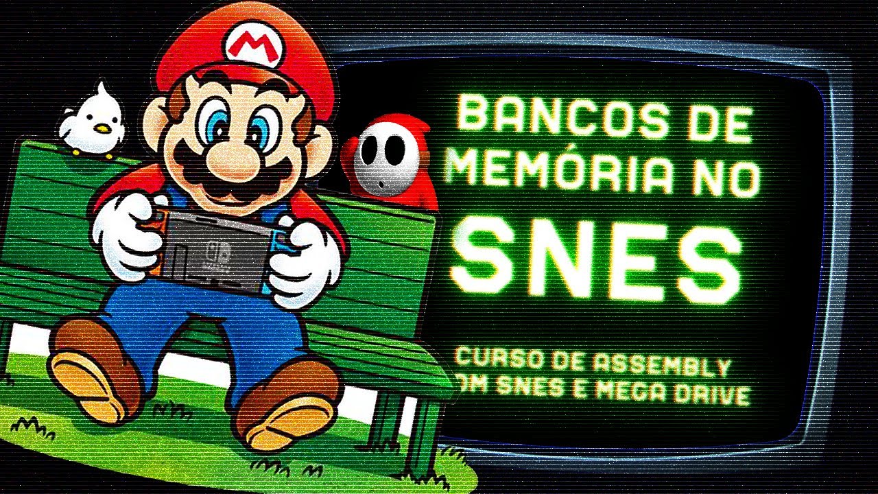 A Memória do Snes é Dividida em BANCOS. Entendendo a Lógica. - YouTube