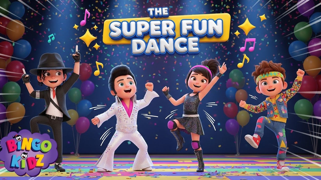 The Super Fun Dance & Sing Song for Kids | Nursery Rhymes & Kids Songs ...